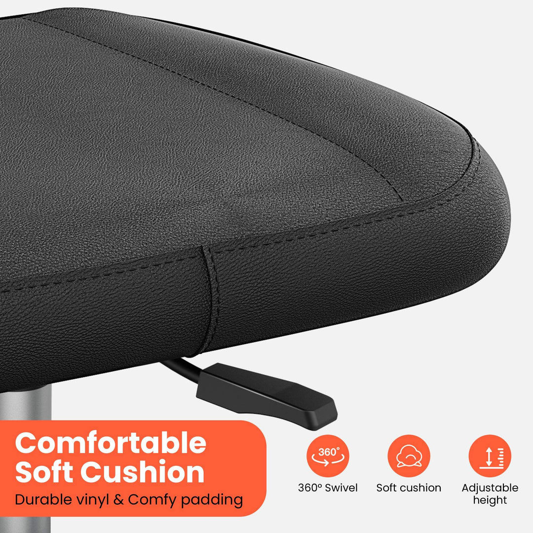 TASALON Adjustable Footrest Stool with Wheels – Ergonomic Ottoman